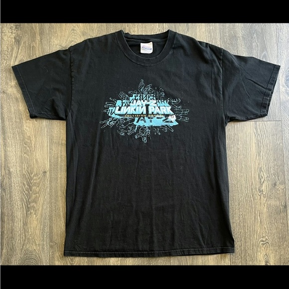 Hanes | Shirts | Vintage 204 Jay Z Linkin Park Collision Course Tee ...